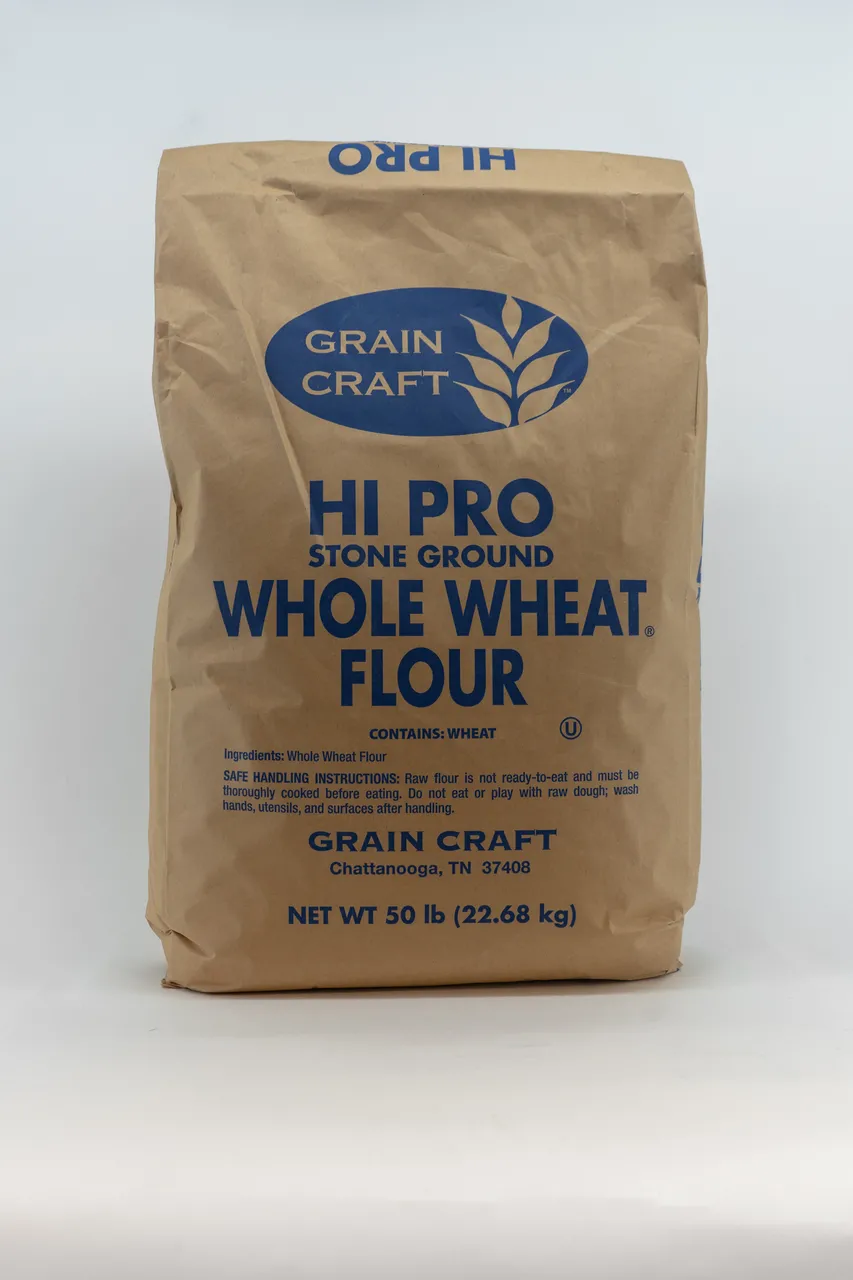 Flour Whole Wheat Fine Hi Pro Stgd H 50# - Puratos