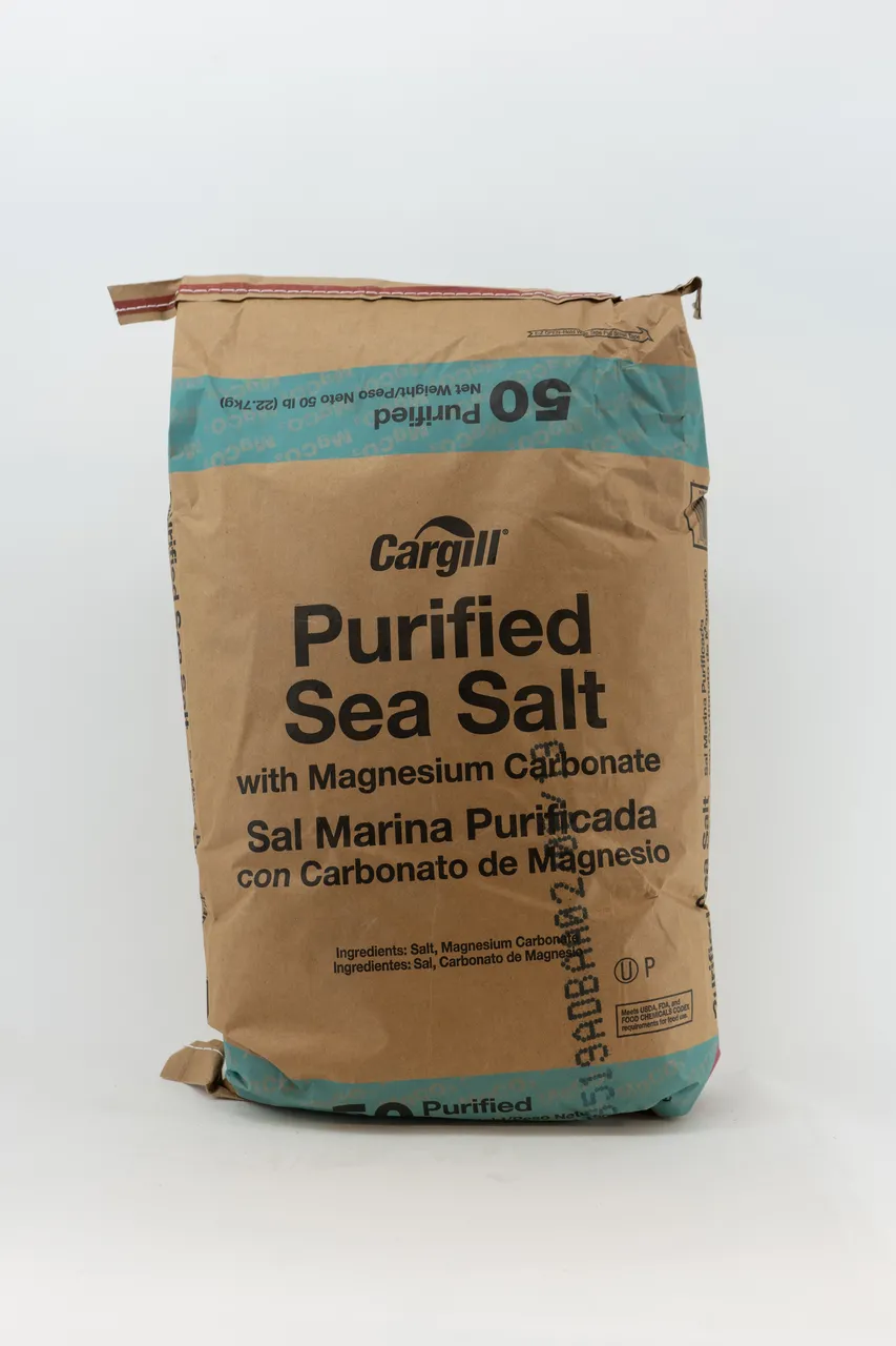 Cargill® Purified Sea Salt 50lb. - Puratos