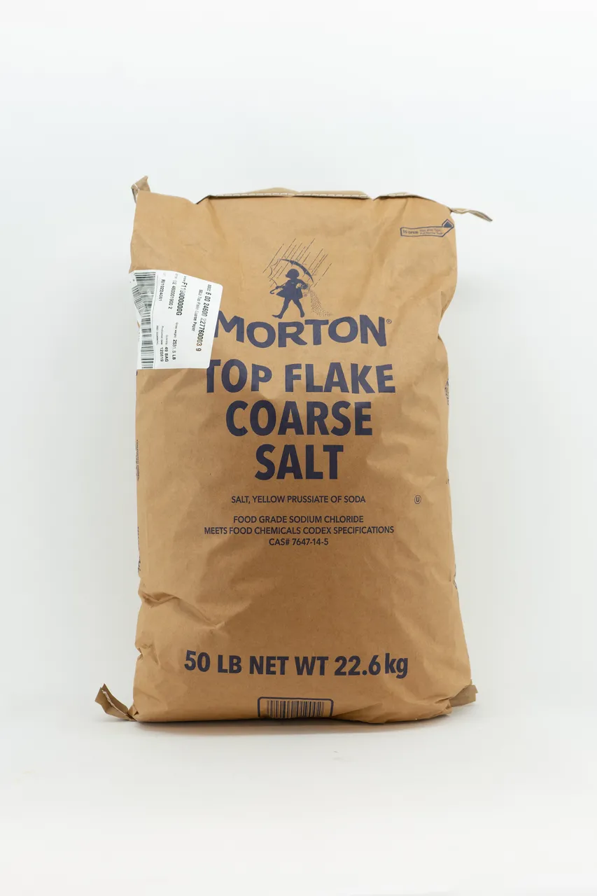 Salt Regular Top Flake Coarse 50# - Puratos