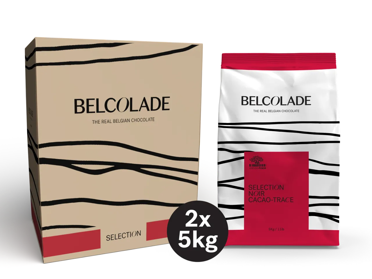 Belcolade Selection Noir Cacao-Trace Chocolate - Puratos