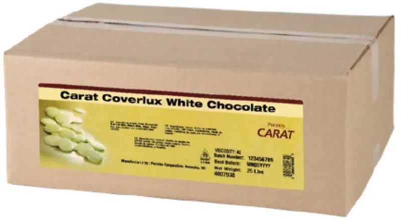 Carat Coverlux White, a white compound coating | Puratos