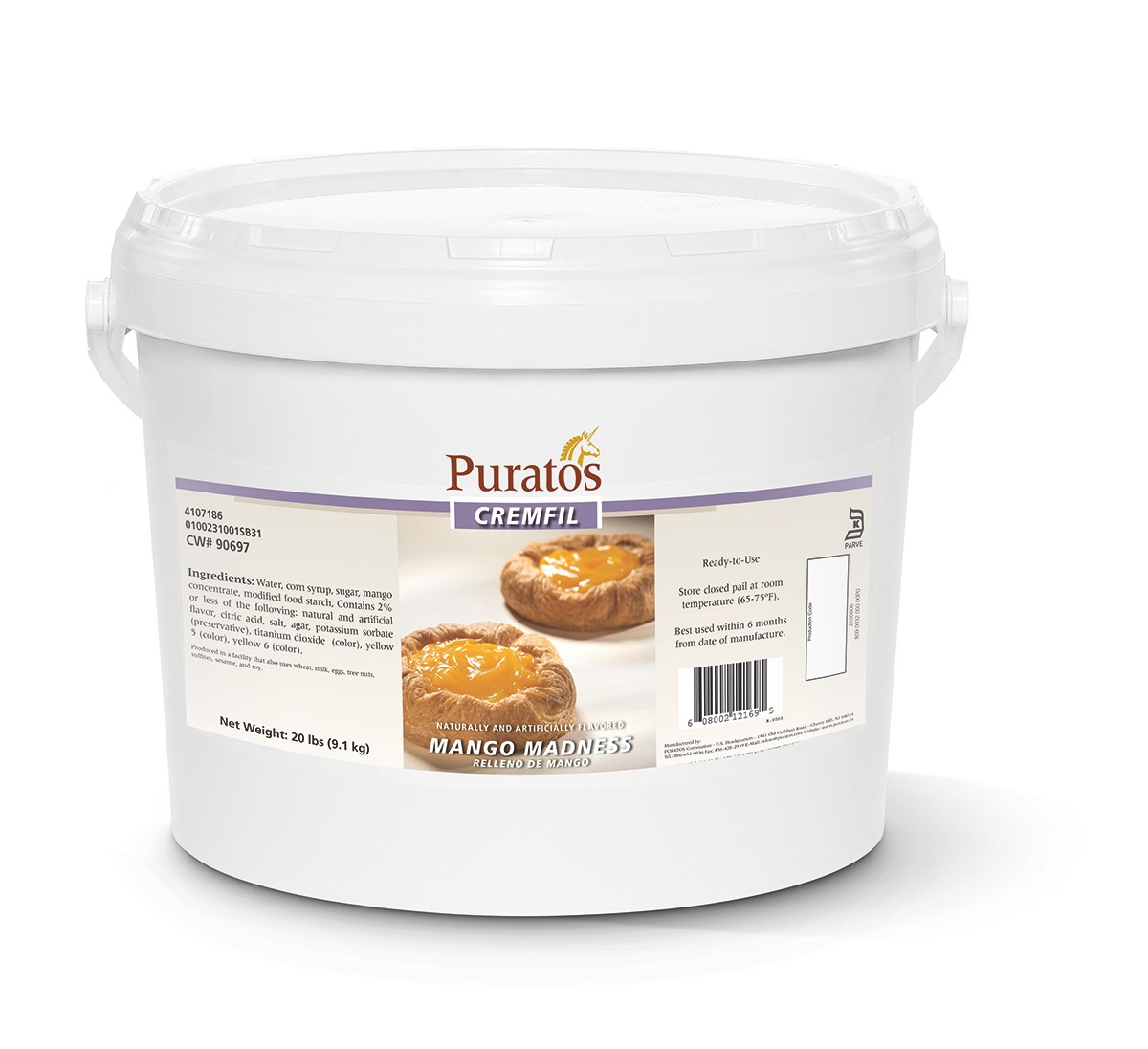 Cremfil Mango Madness Filling - Puratos