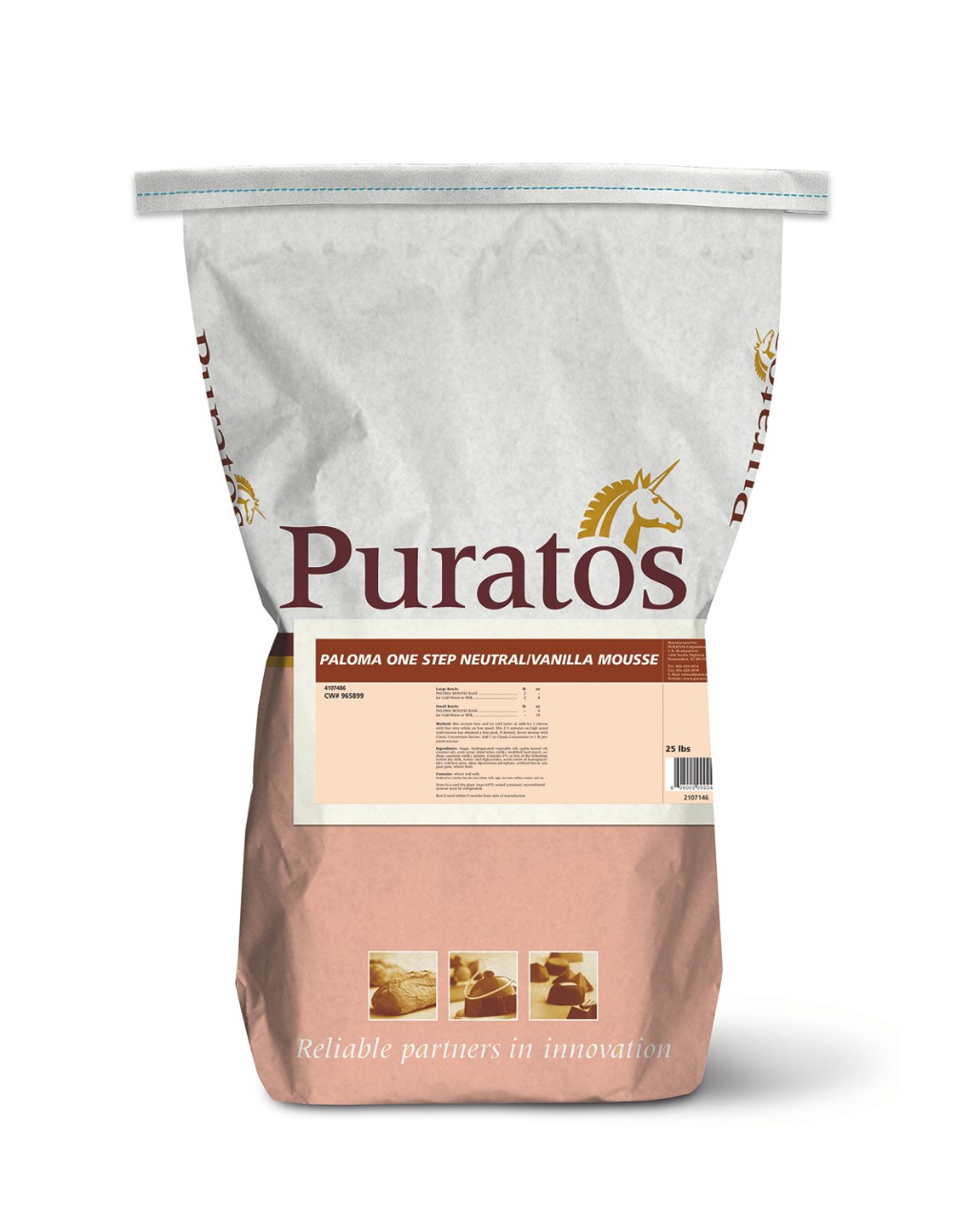 One Step Neutral/Vanilla Mousse Mix - Puratos