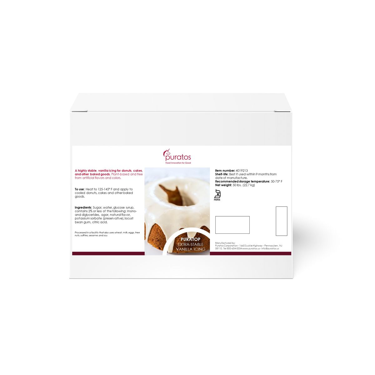 Puratop Extra-Stable Vanilla Icing - Puratos