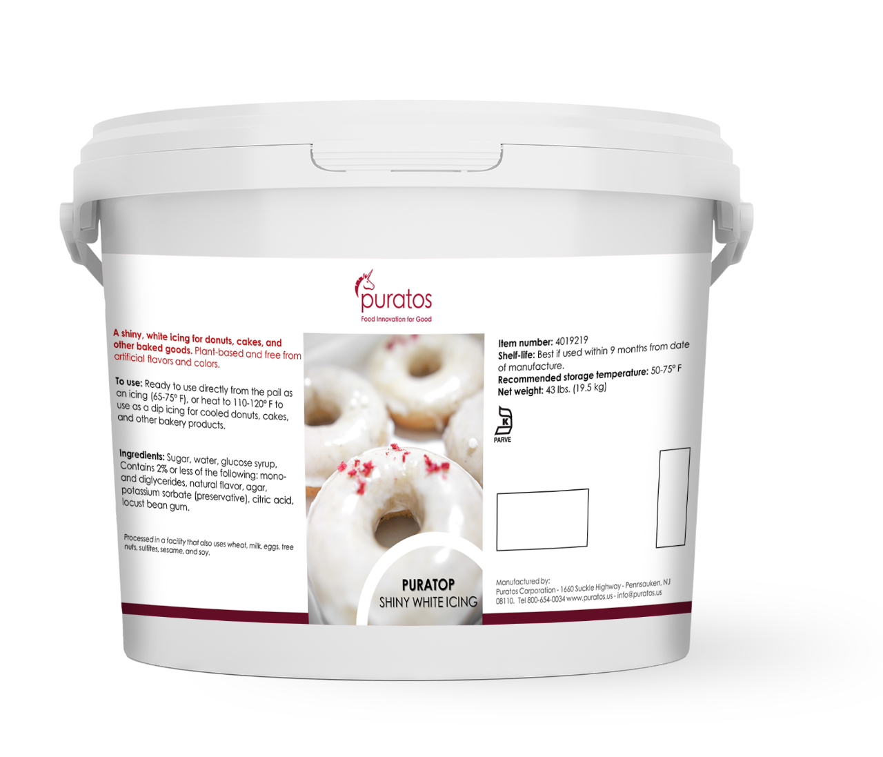 Puratop Shiny White Icing - Puratos