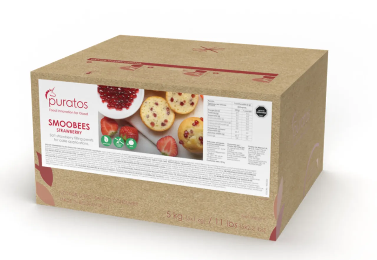 Smoobees Strawberry Filling Pearls - Puratos
