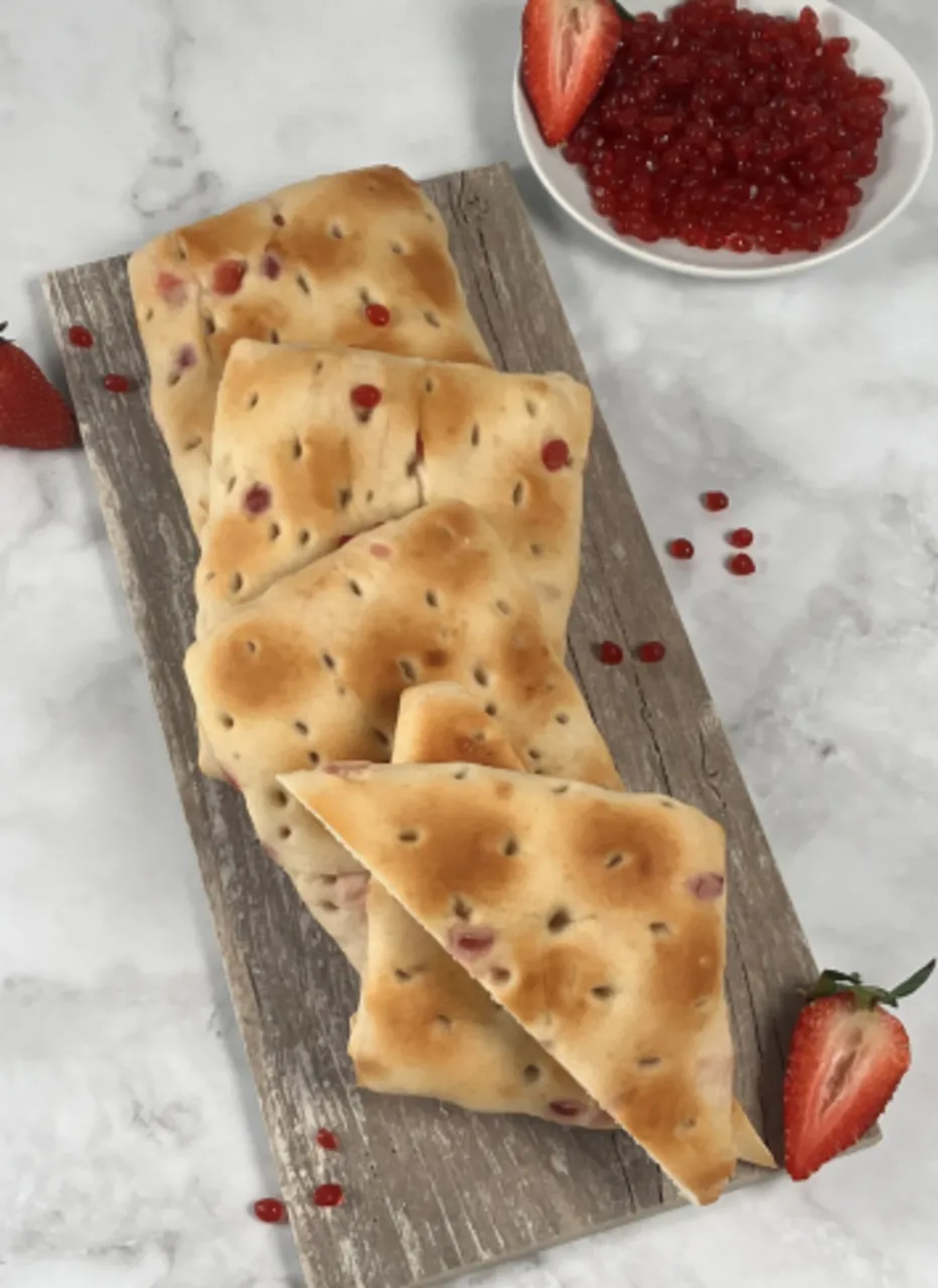 Strawberry Flatbread - Puratos